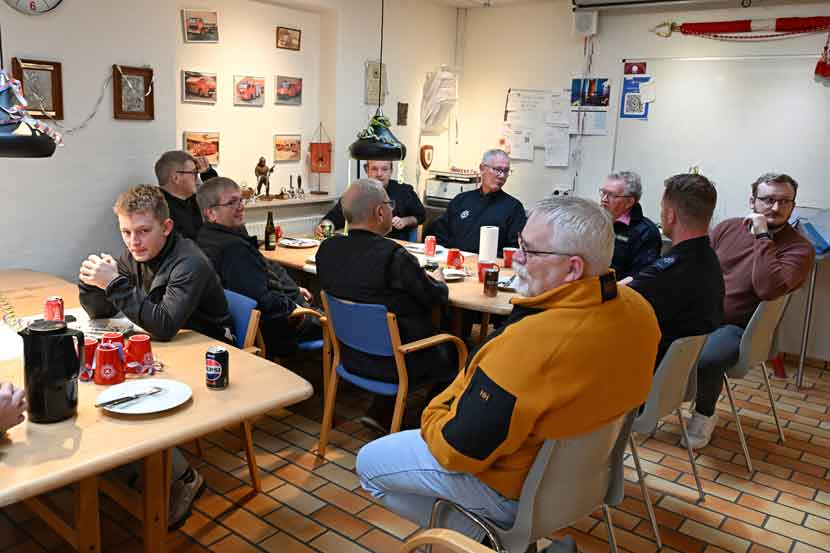 Brandfolkene mødtes